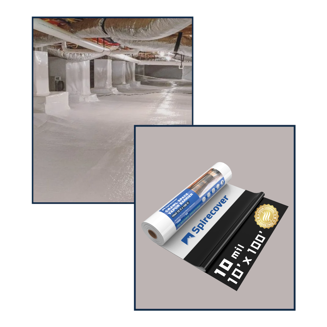 Crawl Space Vapor Barrier – Spirecover